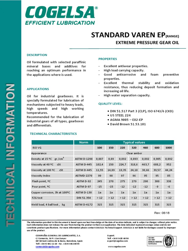 Standard Varen Ep Range (E) | PDF Standard Varen Ep Range (E) | PDF