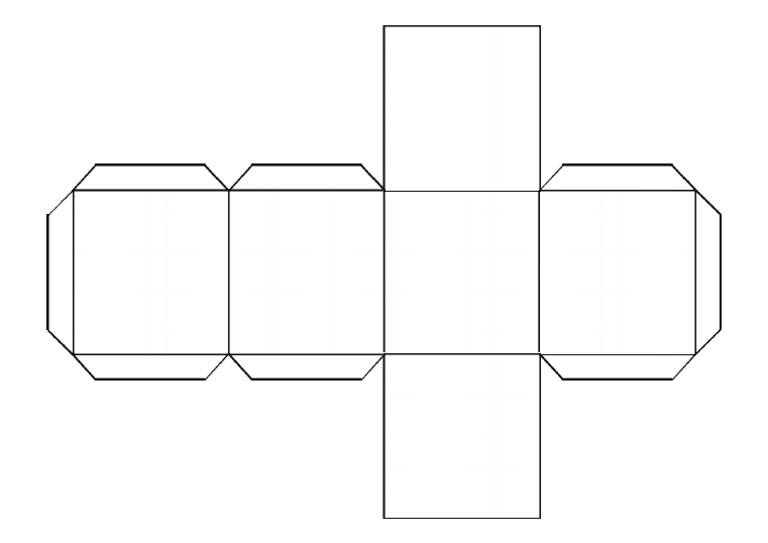 Plantilla de Cubo de 3x3 para Imprimir | PDF