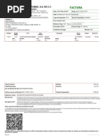Factura Aerocomidas S.A. de CV 66901111719795 | PDF | Business