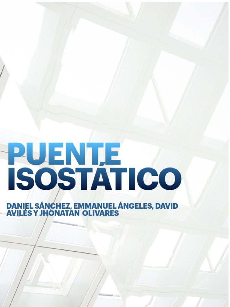 Puentes Isostaticos | PDF