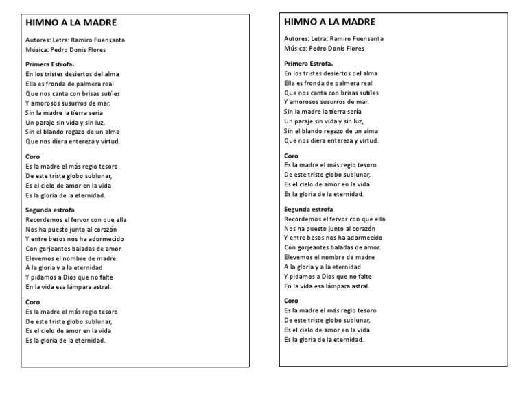 Himno A La Madre PDF