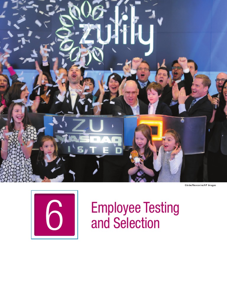 Chapter 6 (Employee Testing and Selection) | PDF