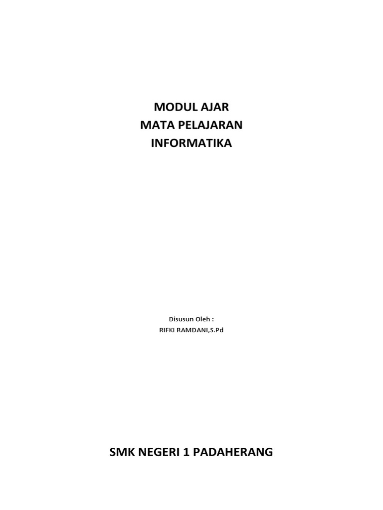 MODUL AJAR BK (Bilangan Desimal) | PDF