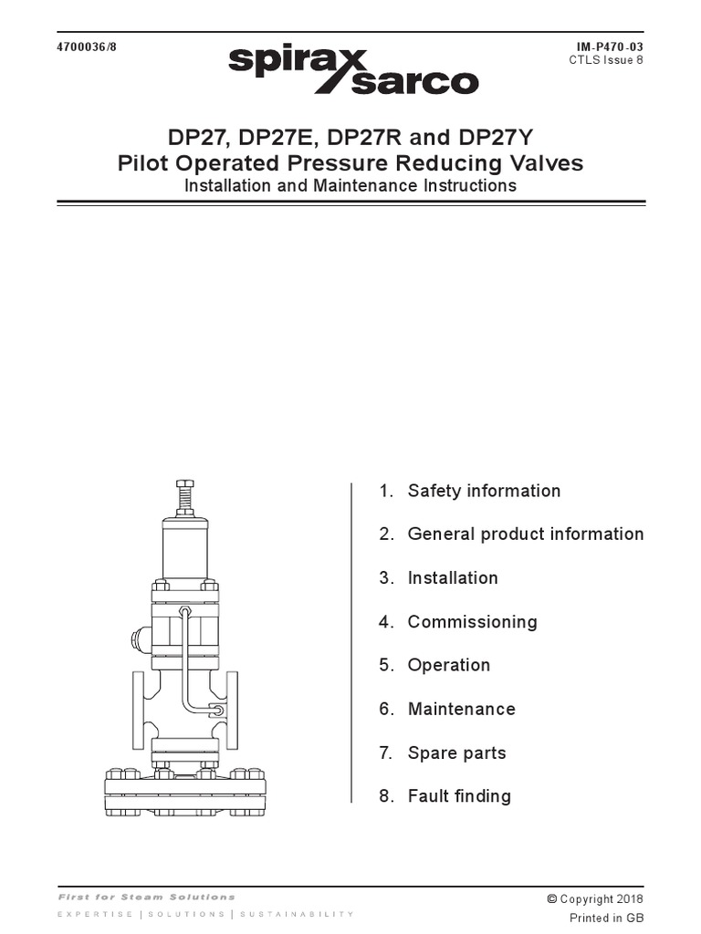 DP27 - Installation Manual | Download Free PDF | Valve | Pipe (Fluid Conveyance)