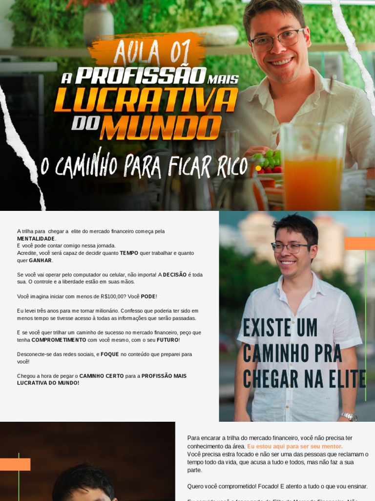 Material Complementar - Aula 01 | Download grátis PDF | Dinheiro | Mercados financeiros