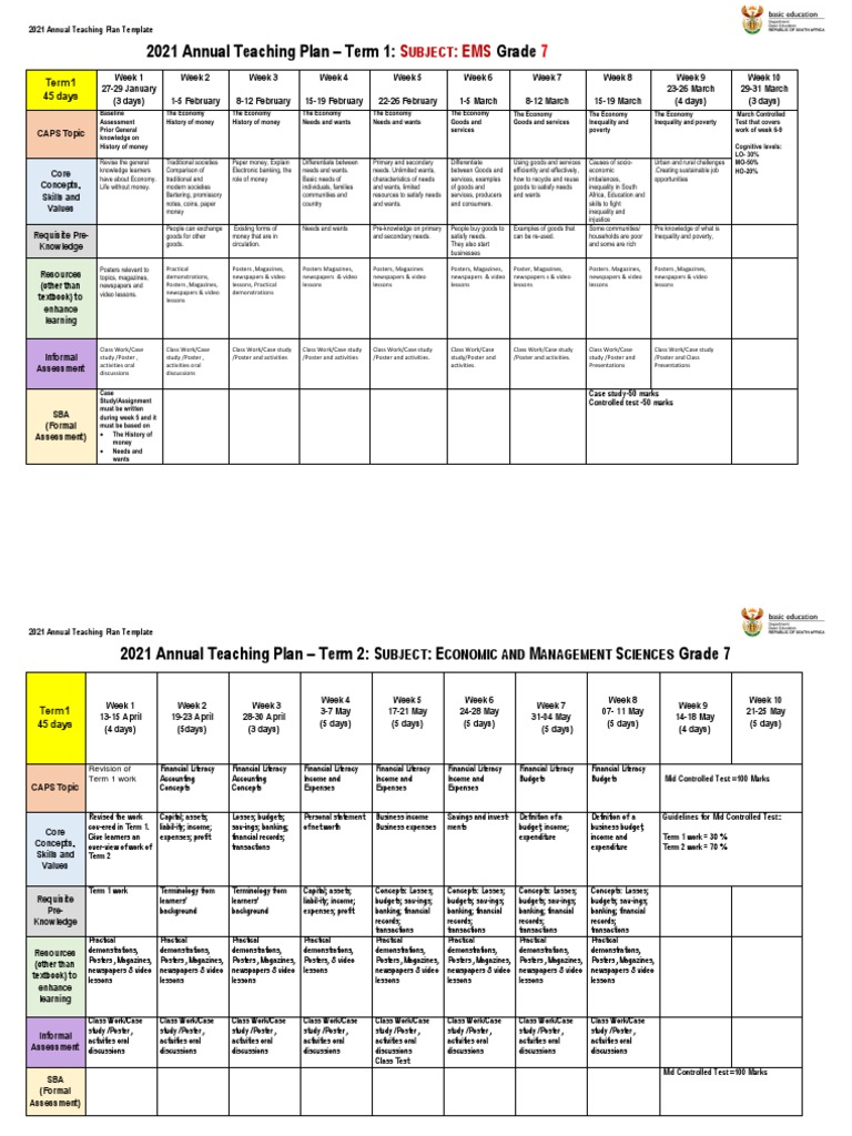 2021 EMS Grade 7 ATP | PDF