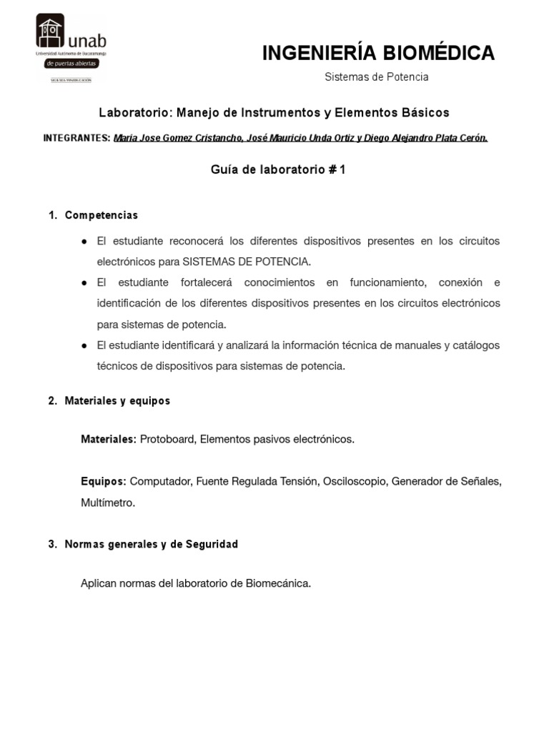 Lab1 Potencia 2023 | PDF