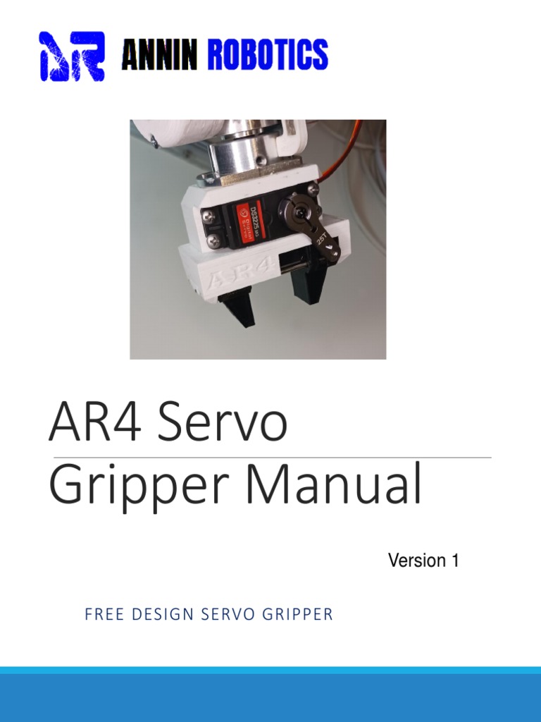 AR4 Servo Gripper Manual | PDF