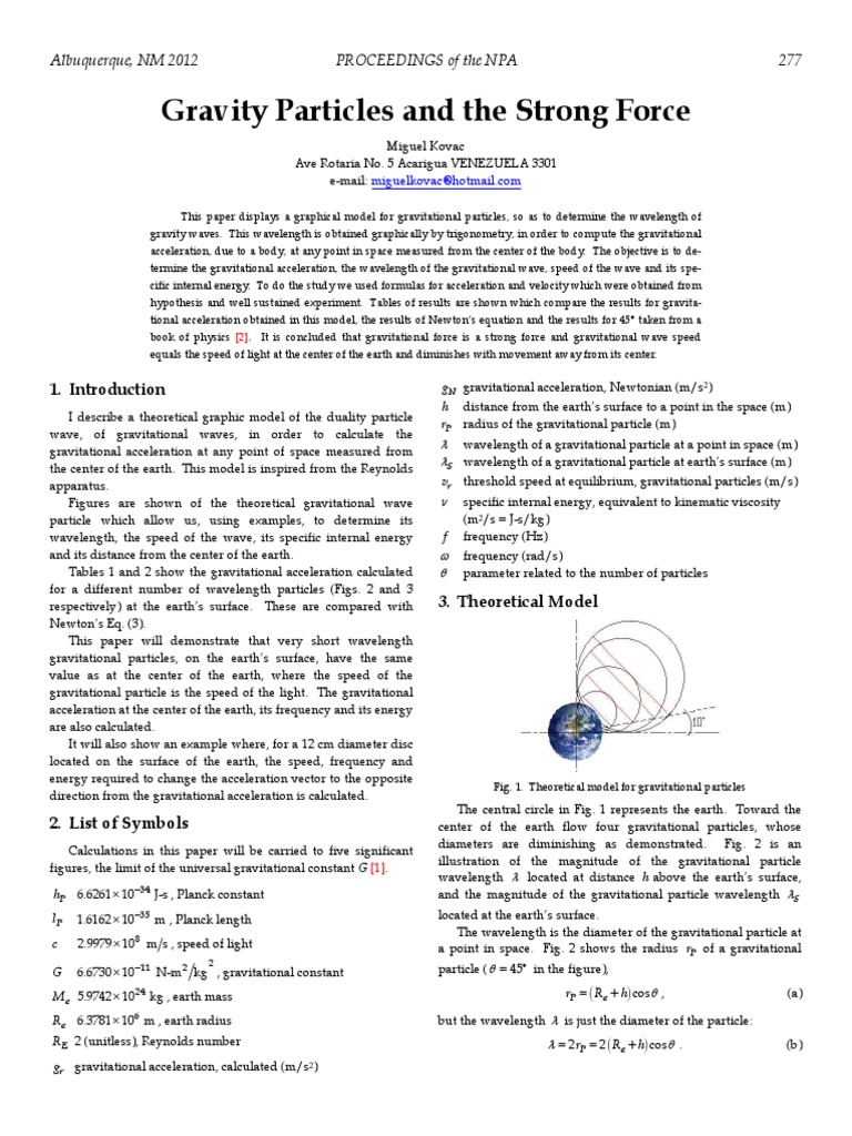 Gravity Particles and The Strong Force (Partículas de Gravedad y La ...