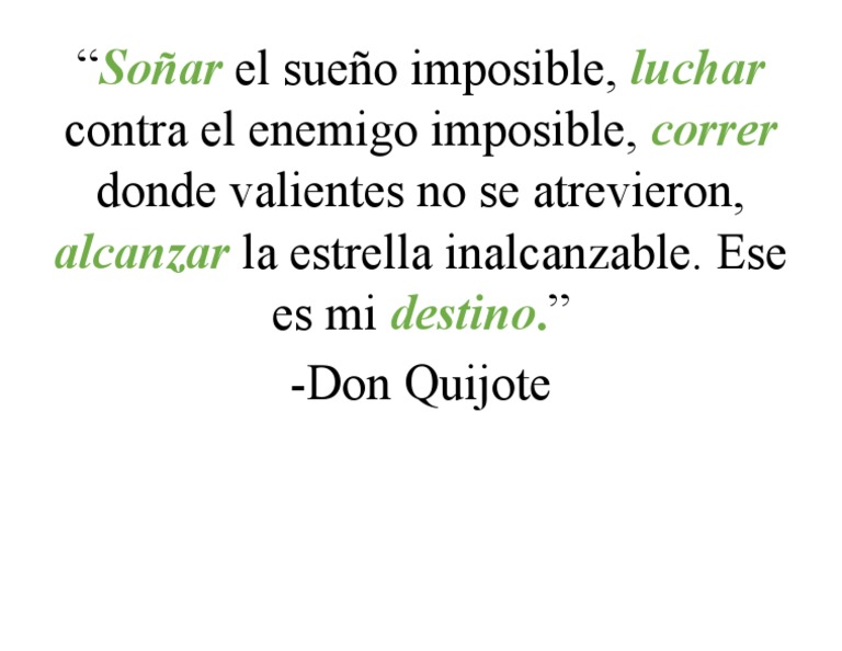 Soñar El Sueño Imposible | PDF