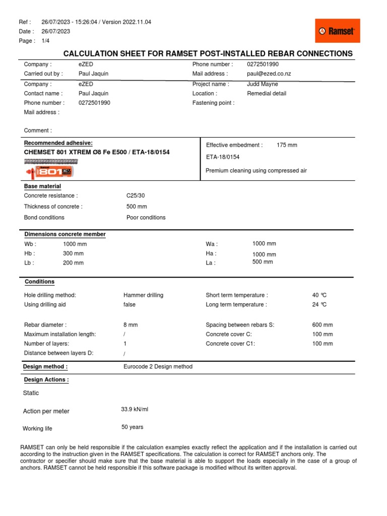 CHEMSET 801 XTREM Ø8 Fe E500-26 07 2023 | PDF