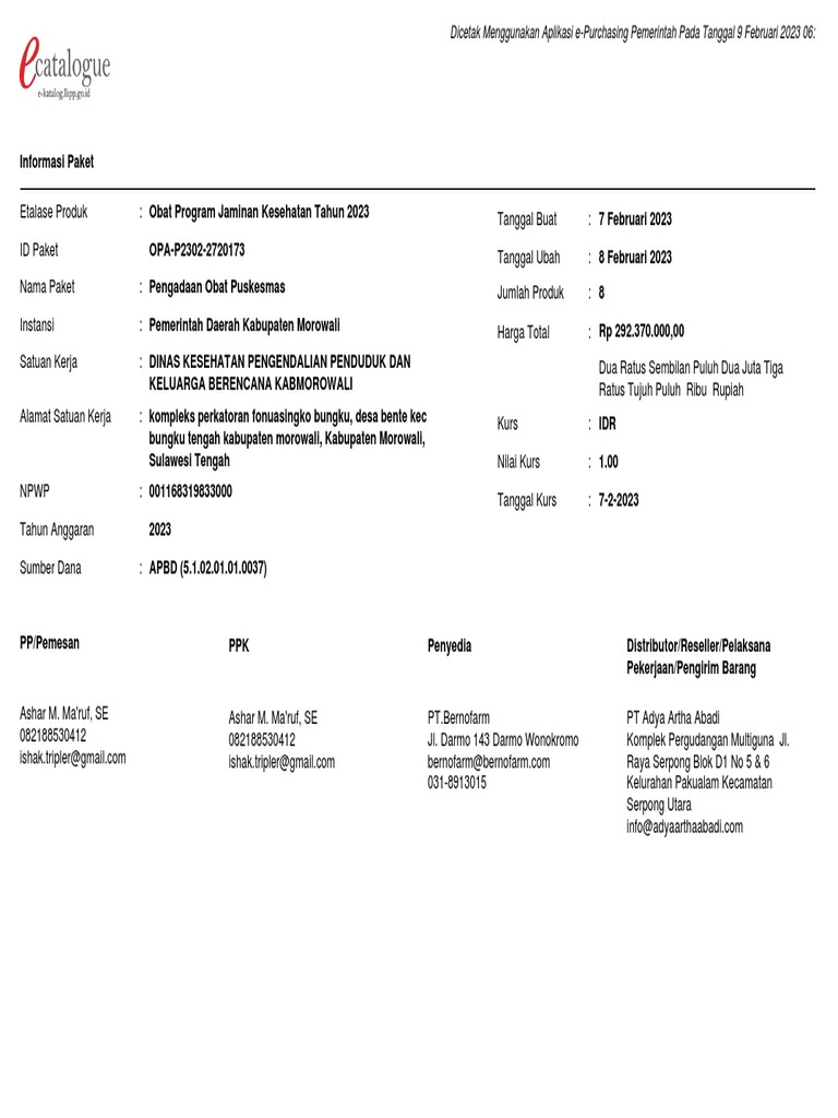 Pt. Bernofarm 01 | PDF
