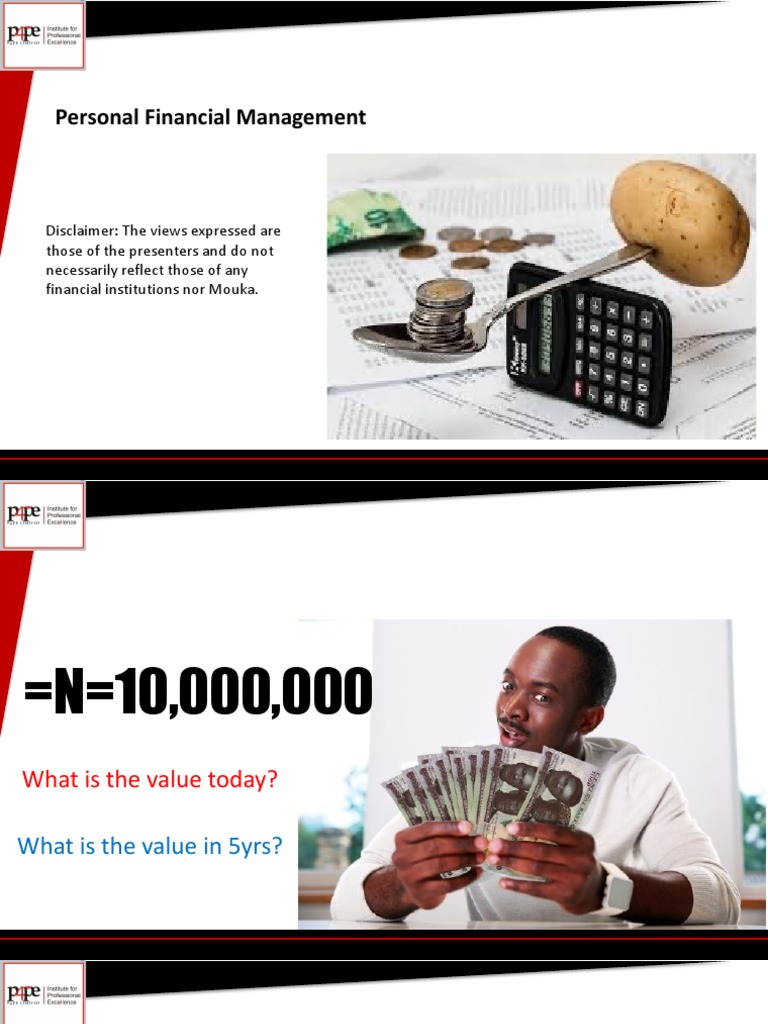 Personal Financial Management - Joel | PDF