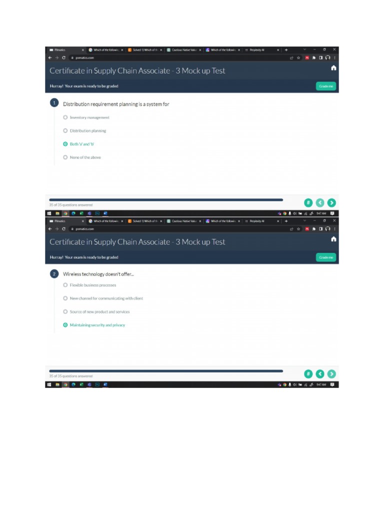CSCA Mock Up Test | PDF