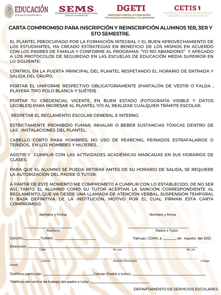 1.documentos Escolares REASIGNA | PDF