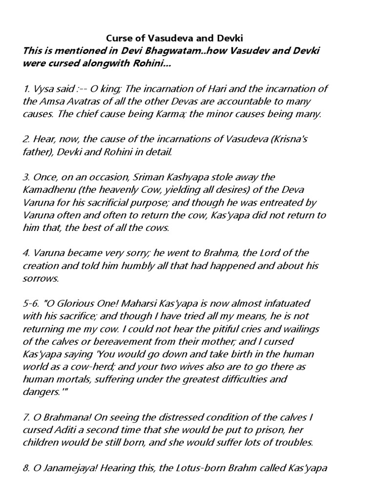 Devi Narayaneeyam - Dasakam 21 Nanda Suthavatharam - Incarnation As Son ...