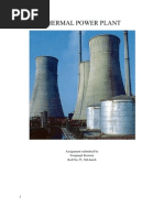 Layout of Thermal Power Plant | PDF | Boiler | Power Station
