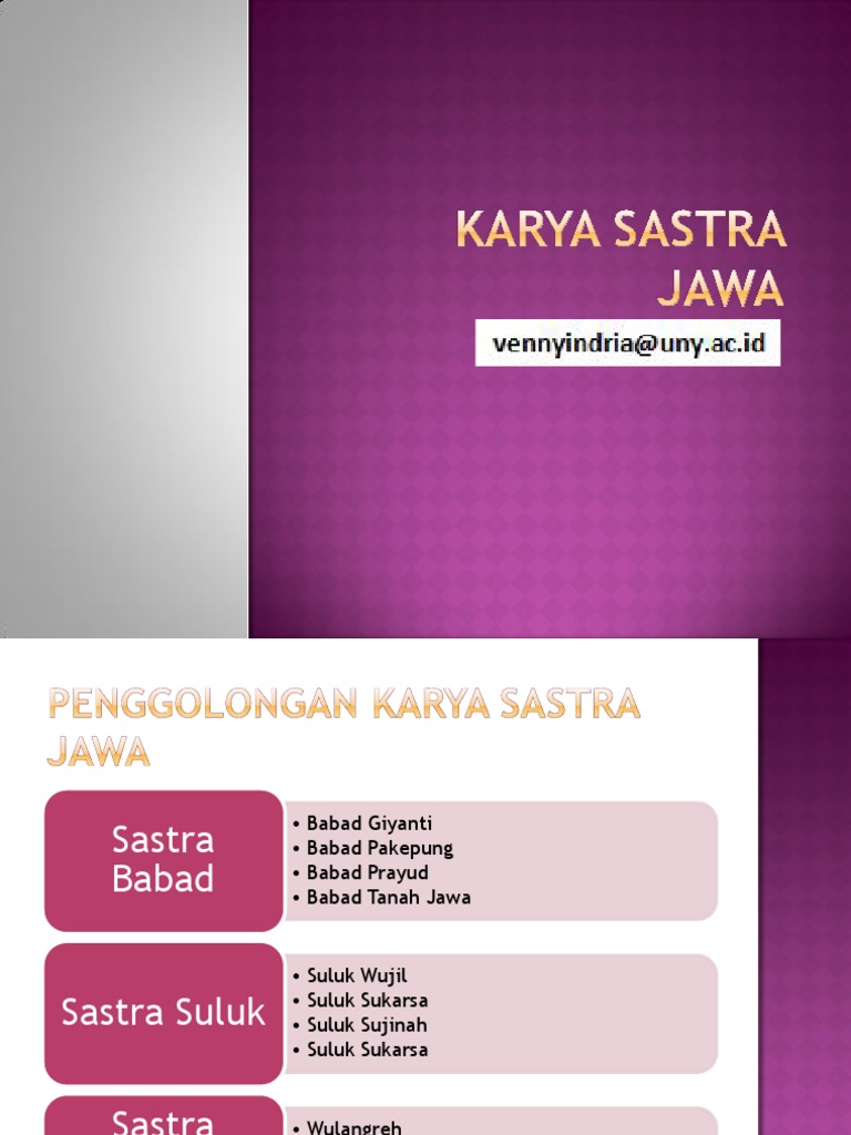 Sastra Suluk dalam Tradisi Jawa | PDF