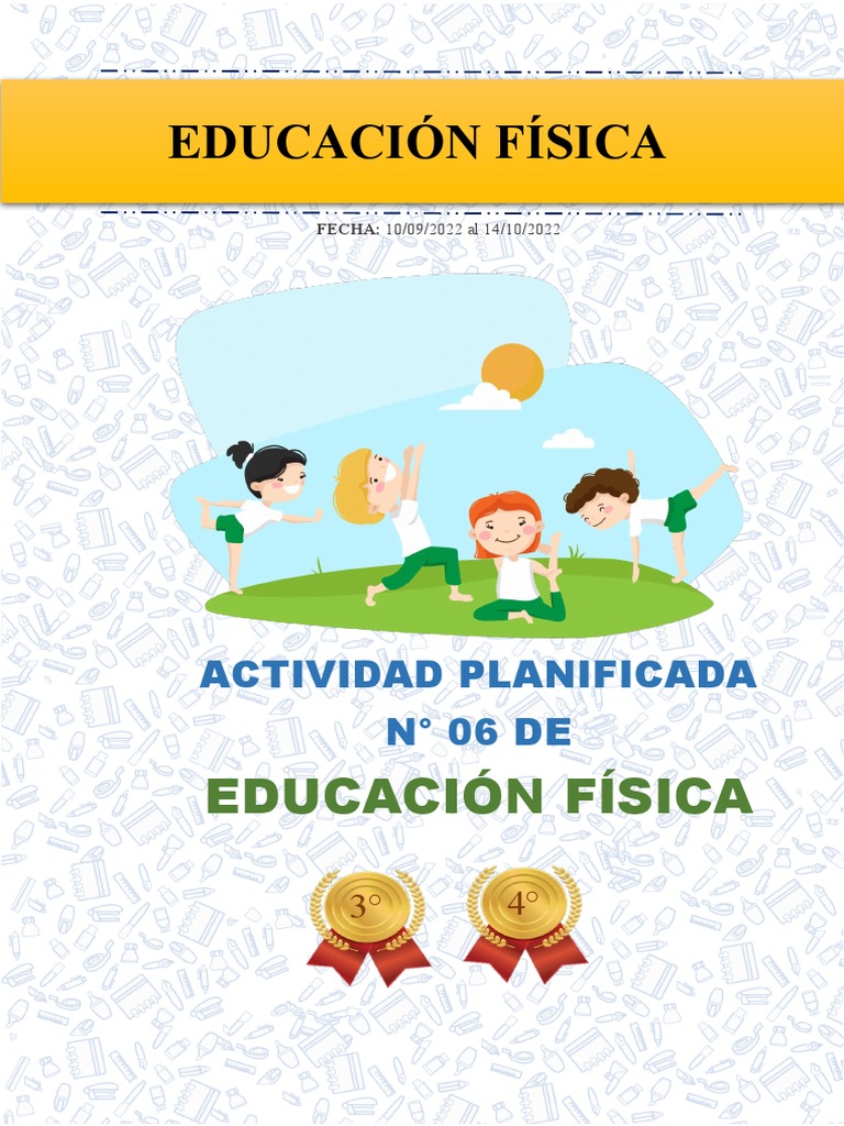 Actividad 04 Exp.06 Eeff 3° 4° - 2022 | PDF