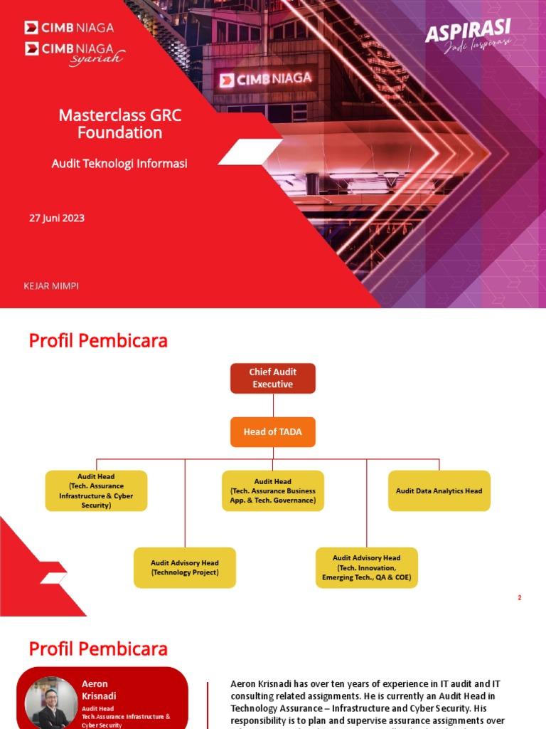 Masterclass GRC: IT Audit Insights | PDF | Business | Technology ...