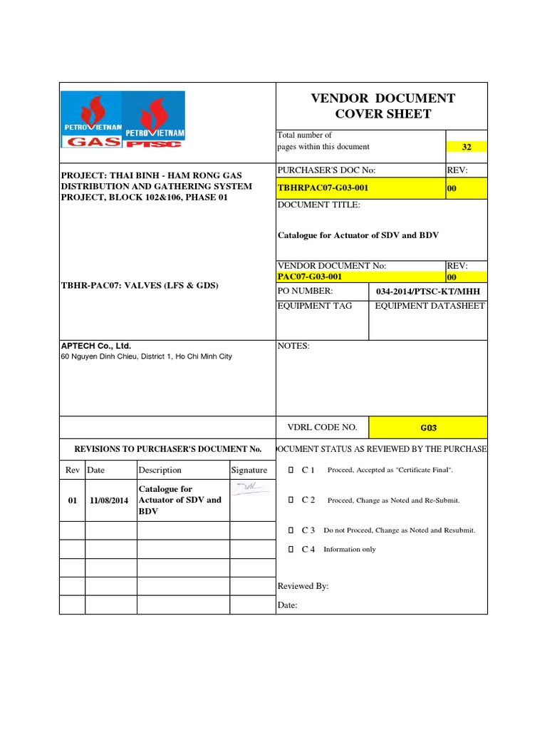 Industrial Actuator Datasheet | PDF