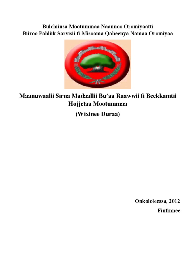 SMB Hojjetaa Mootummaa-Final 15-04-2012 | PDF SMB Hojjetaa Mootummaa-Final 15-04-2012 | PDF