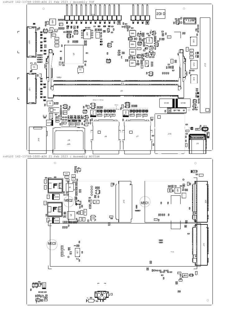 A04 PCB Assembly Drawing | PDF