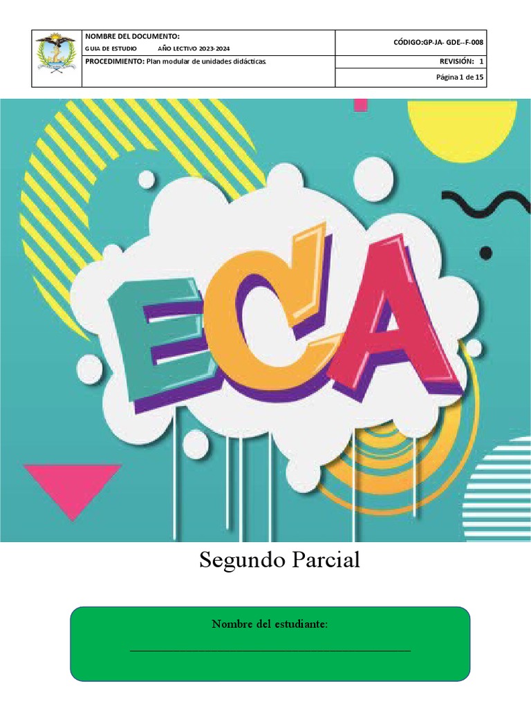 2 Parcial Guia Eca 6to | PDF