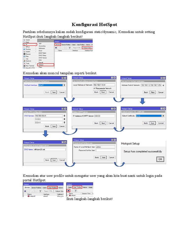Konfigurasi HotSpot | PDF