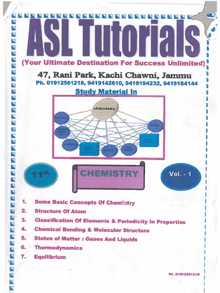 Class 11th Chemistry Part 1 | PDF