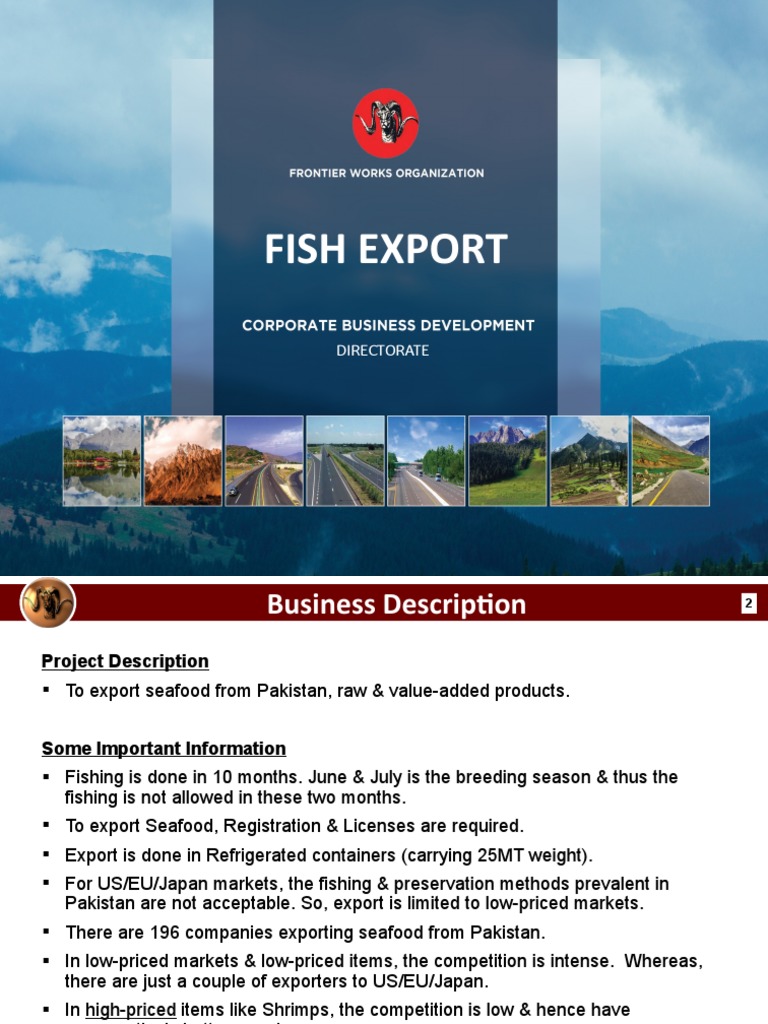 Fish Export | PDF | Seafood | Economies