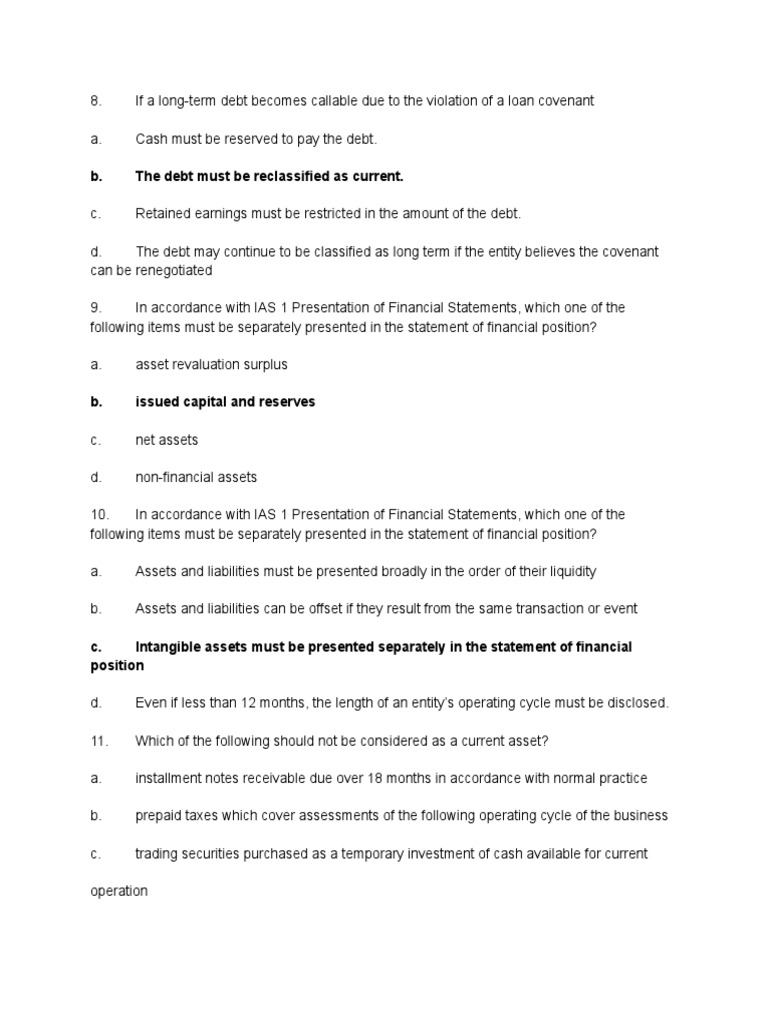 Test Bank Reviewer Part 2 | PDF | Balance Sheet | Debt