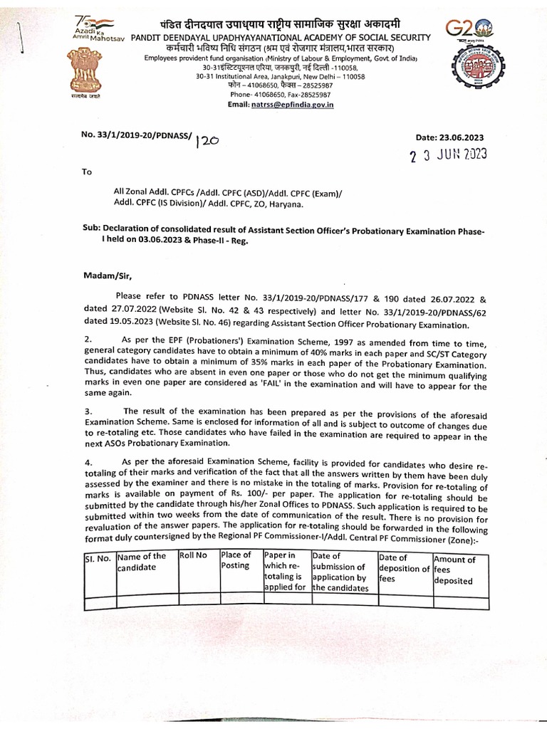 ASO Result 23062023 | PDF