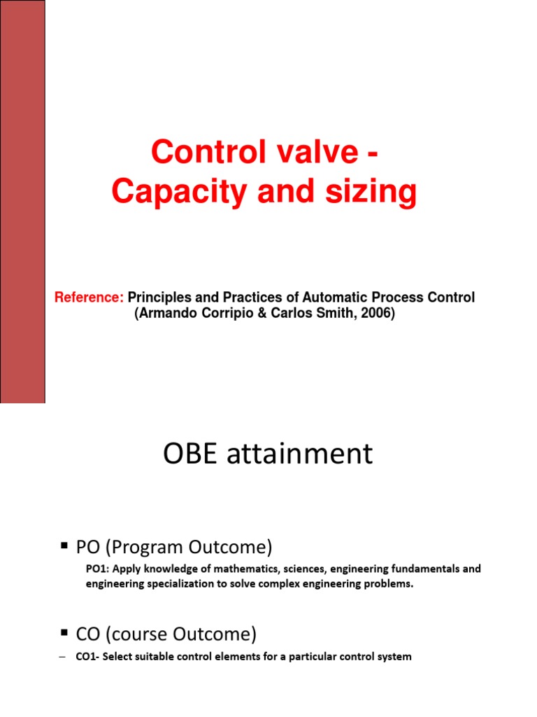 Week 5 - 2-Control Valve - Valve Sizing | PDF | Technology & Engineering