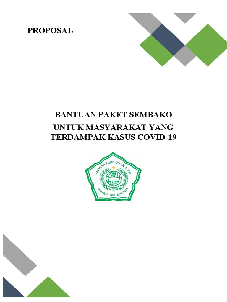 Proposal Sembako | PDF