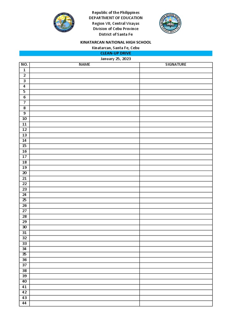 Attendance Log | PDF | Government | Governance
