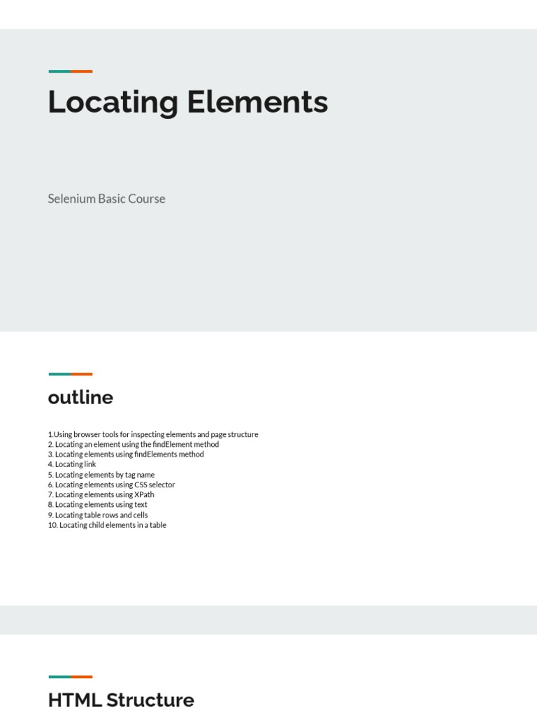 TVN-Selenium-Day3 - Locating Elements | PDF TVN-Selenium-Day3 - Locating Elements | PDF