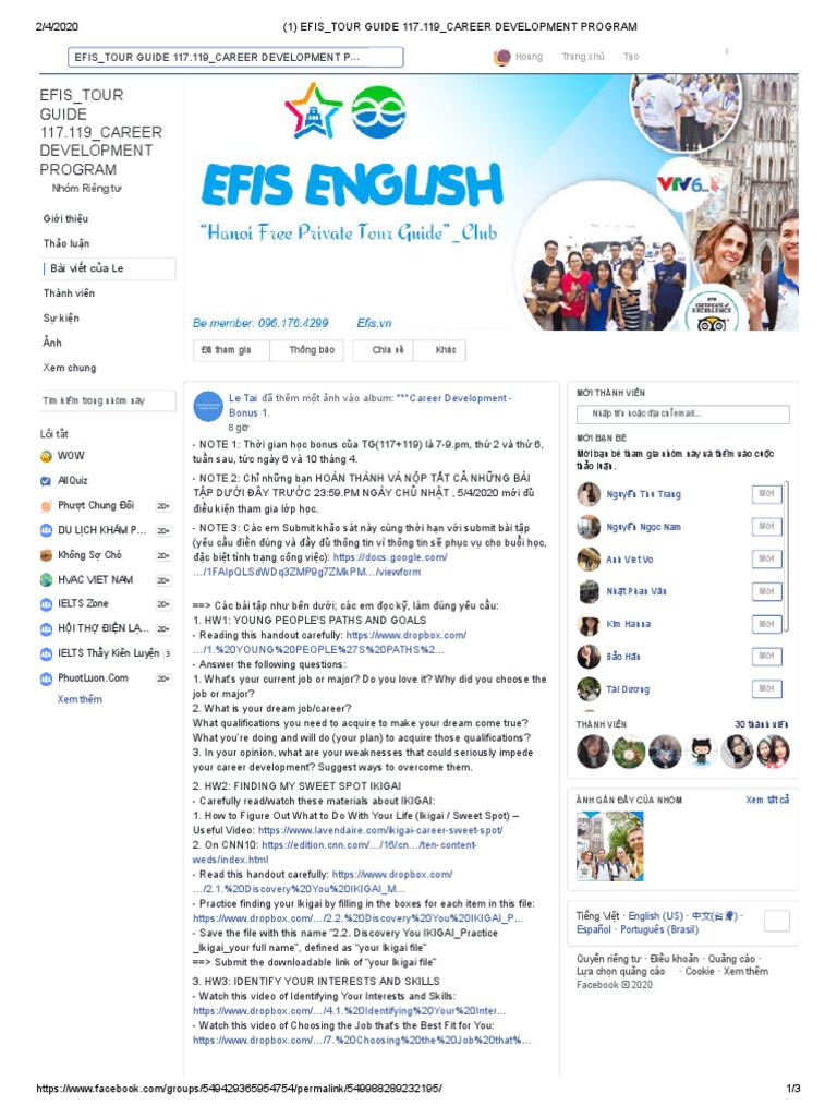 (1) EFIS_TOUR GUIDE 117.119_CAREER DEVELOPMENT PROGRAM | PDF