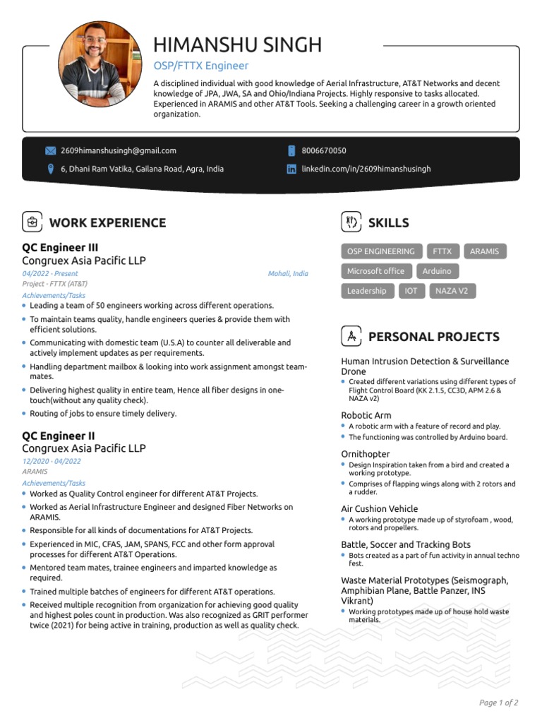 Himanshu's Resume | PDF