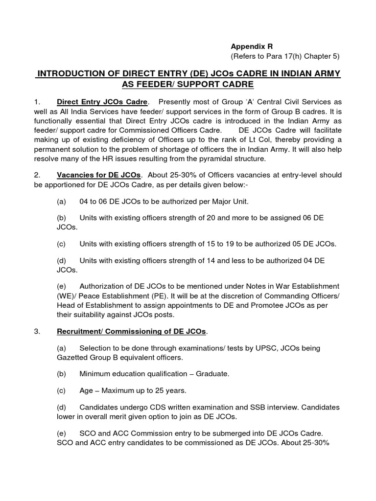 DE JCOs Proposal Jan 2021 | PDF