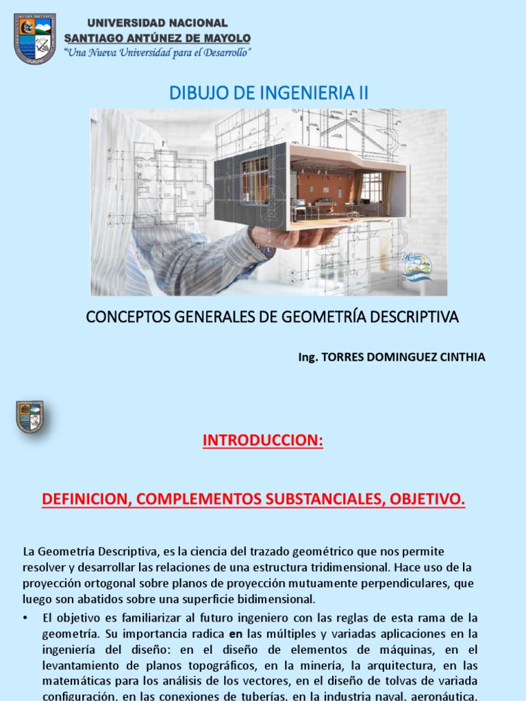 2 - Conceptos Generales de Geometría Descriptiva | PDF | Geometría | Euclides
