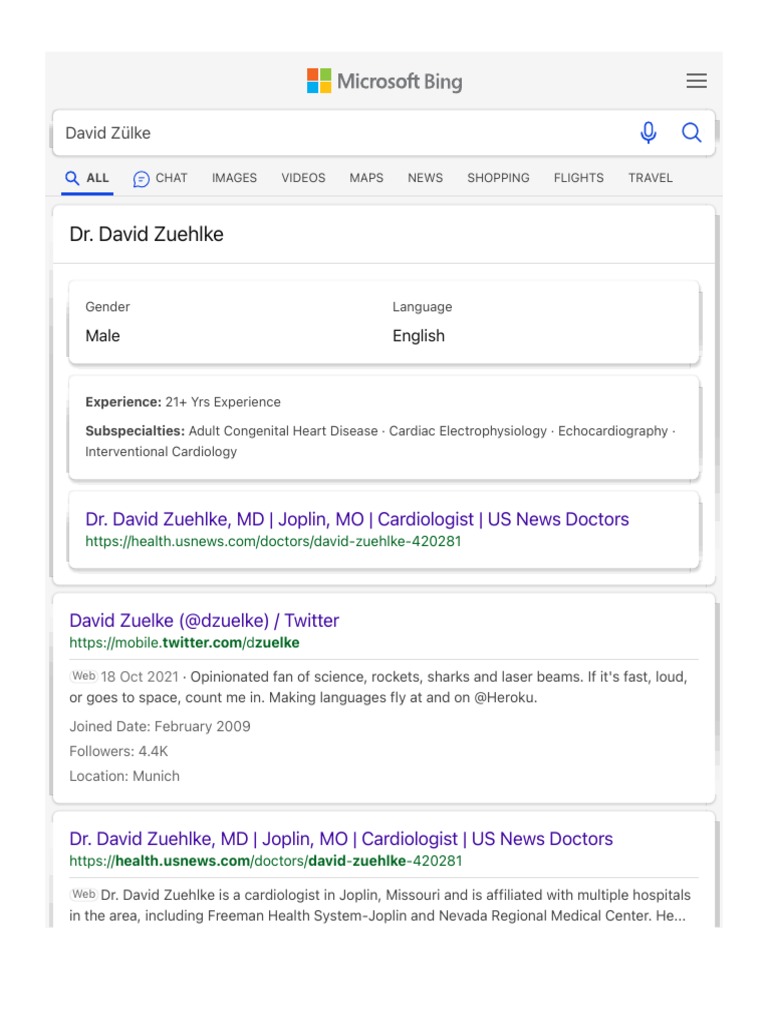 Dr. David Zuehlke | PDF | Cardiology | Doctor Of Medicine