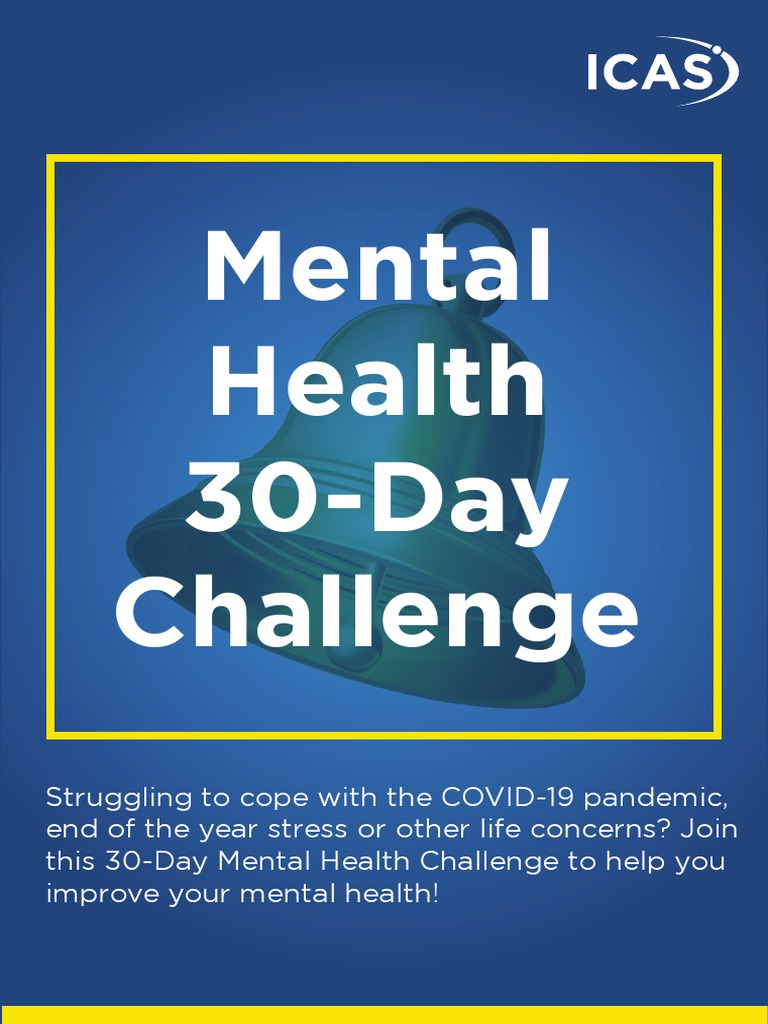 30-Day Mental Health Challenge Guide | PDF | Meditation | Thought