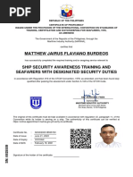 Marina Certificate of Sea Service | PDF