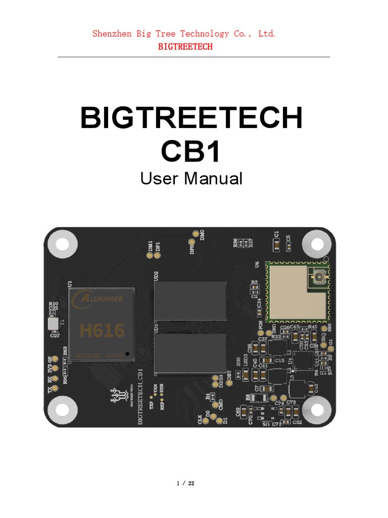 BIGTREETECH CB1 User Manual | PDF