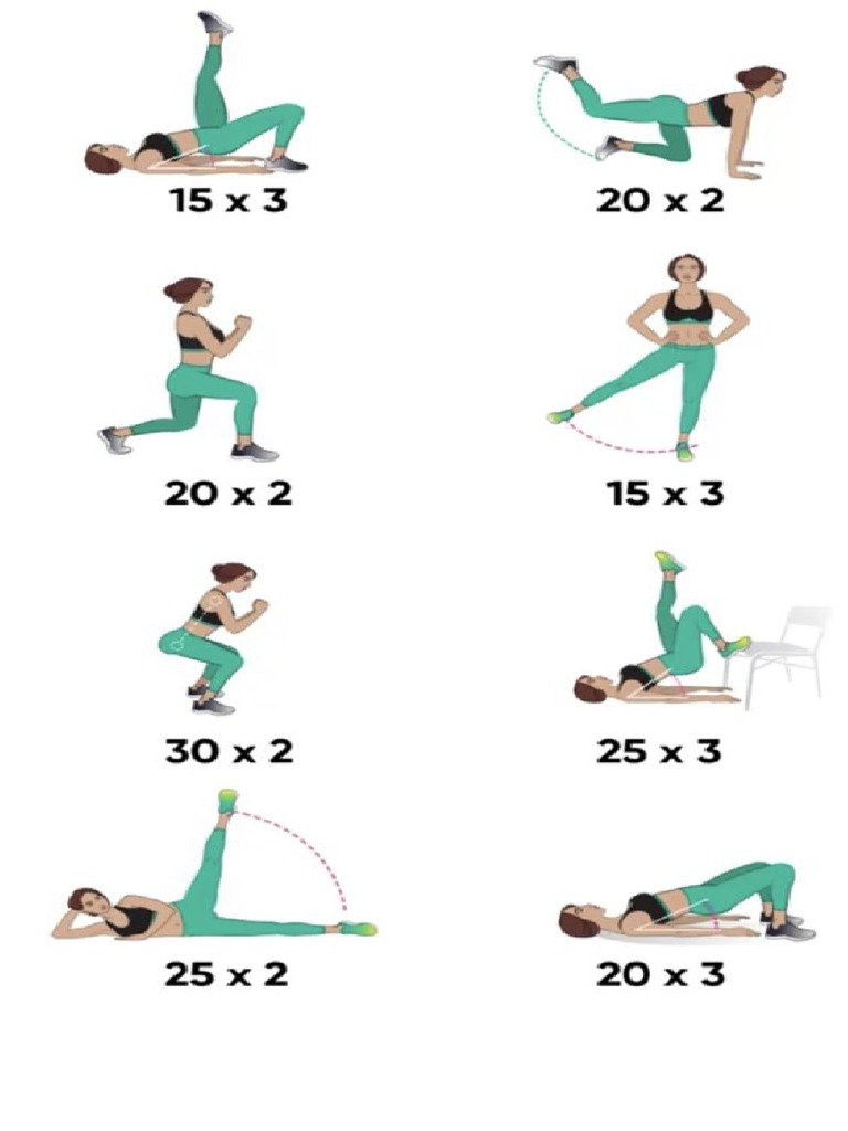 Daily Exercises For Beginners | PDF