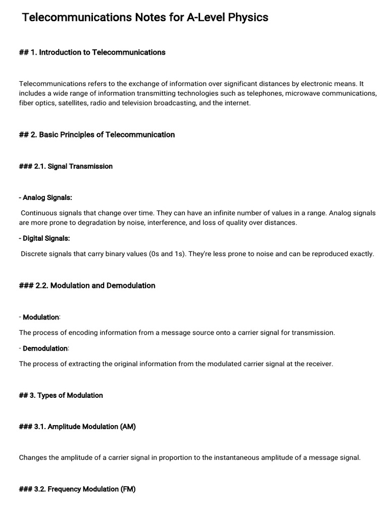 Telecommunications Chat GPT4 | PDF