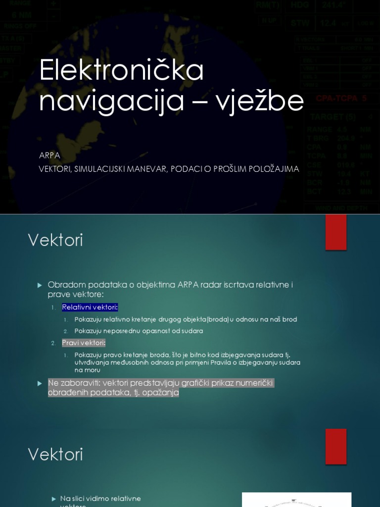 7.vektori I Simulacijski Manevar | PDF