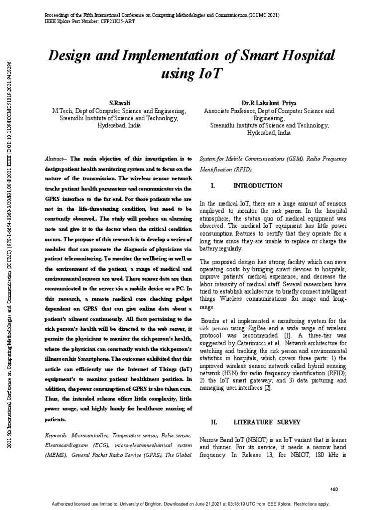 Ravali 2021 Download Free Pdf Internet Of Things General Packet Radio Service