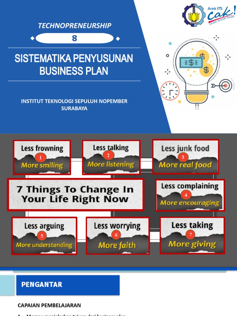 M-07 Sistematika Penyusunan Business Plan | PDF